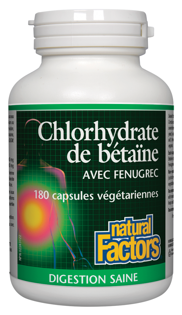 Chlorhydrate de bétaïne avec fenugrec